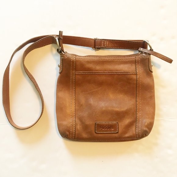 Fossil | Bags | Fossil Leather Cross Body Bag | Poshmark